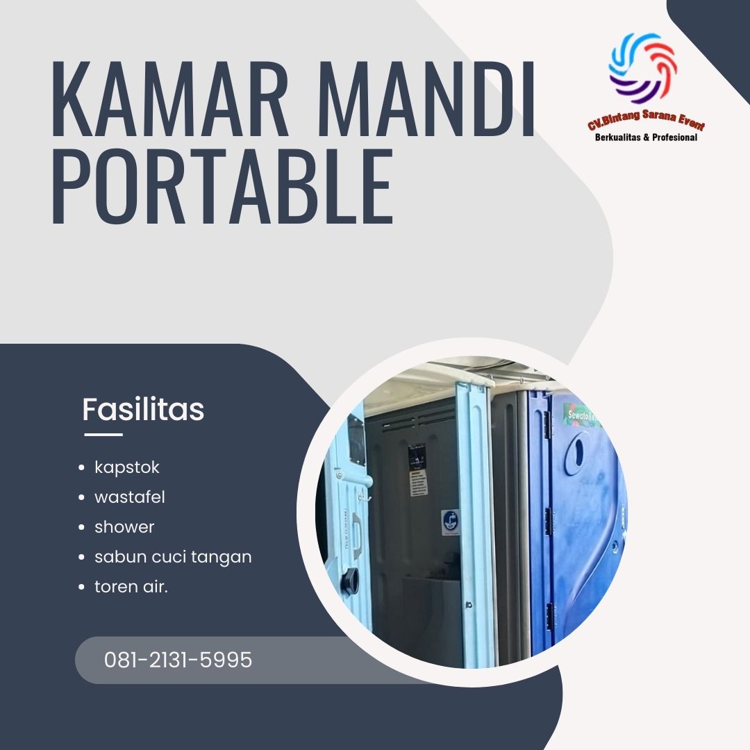 Sewa Kamar Mandi Portable Kawasan Industri Gobel Cibitung Bekasi